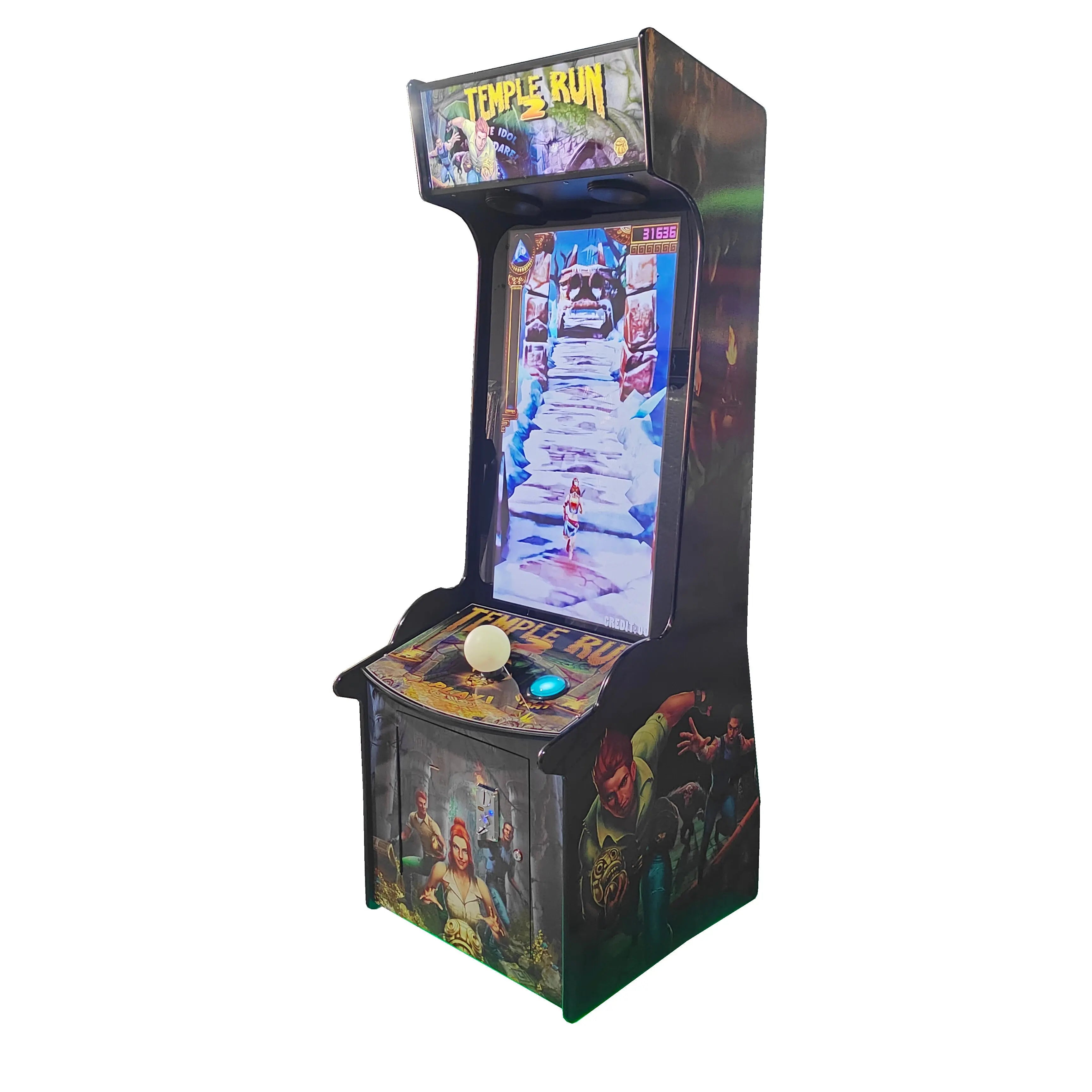Temple Run arcade game machine with 43 inch LCD 4 games – Tomy Arcade